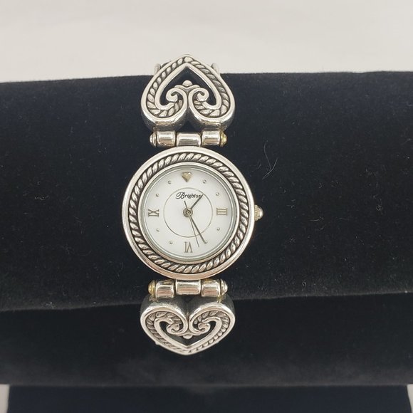 Brighton | Accessories | Brighton Carolina Watch Black Leather Band ...